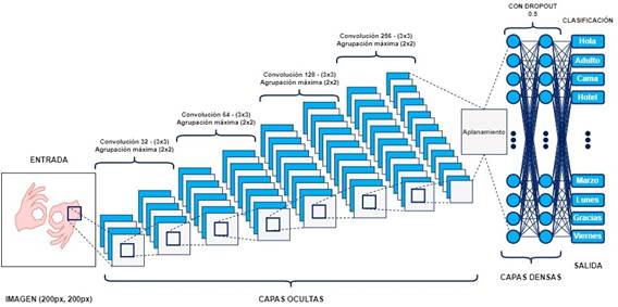 Reconocimiento de lengua de señas colombiana mediante redes neuronales ...